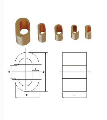 C type Copper Connection Clamp